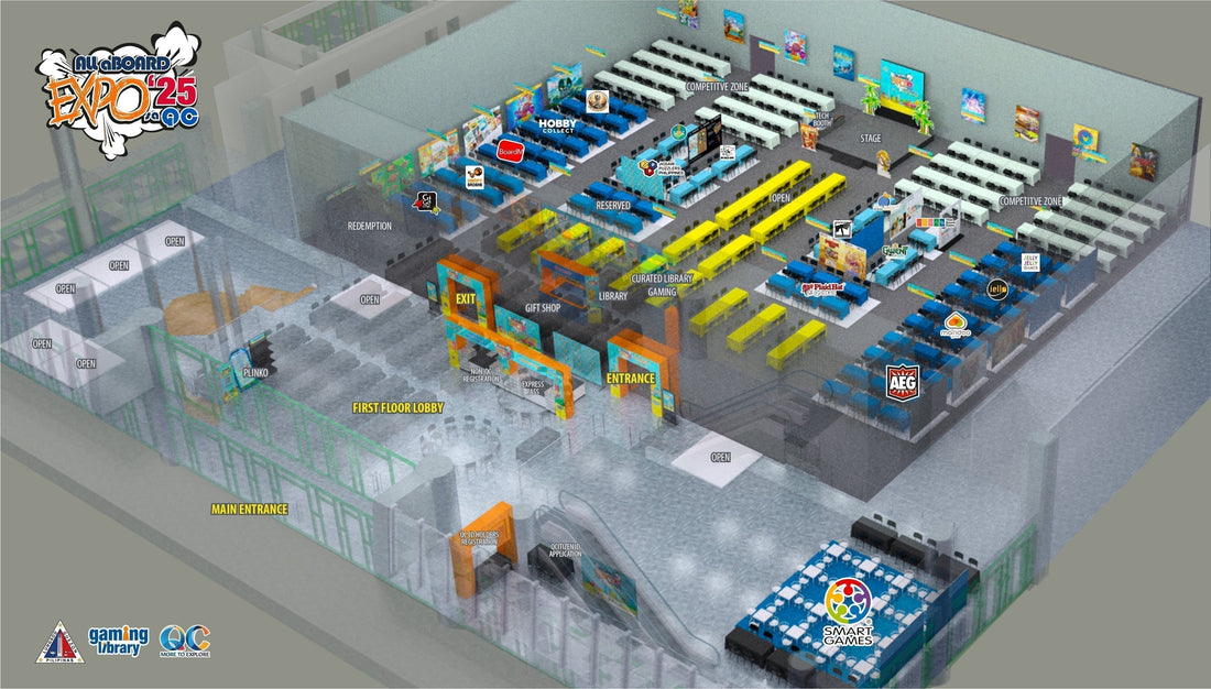 ALL ABOARD EXPO - 3D Floor Plan and How to Get to the Venue – Gaming ...
