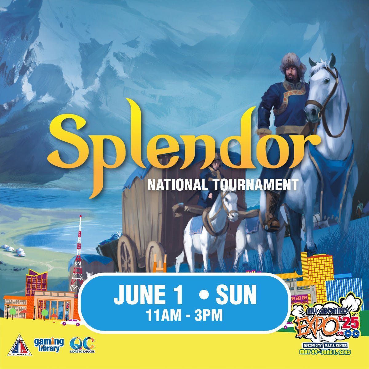 Splendor Tournament Rules - ALL ABOARD EXPO 2025 – Gaming Library