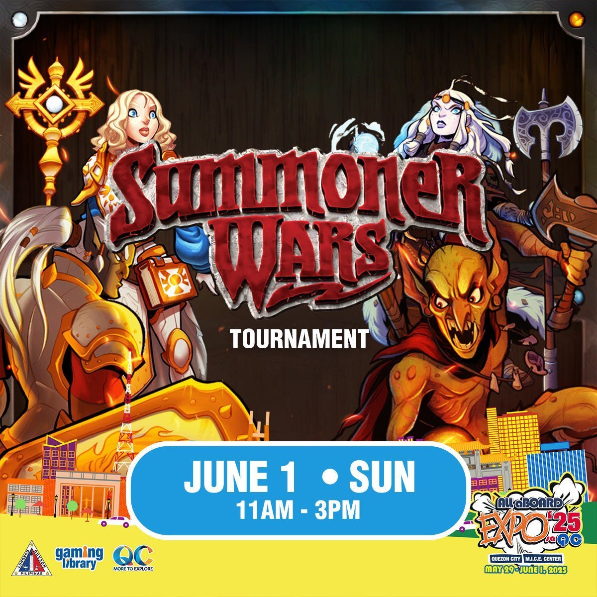 Summoner Wars Tournament Rules - ALL ABOARD EXPO 2025 – Gaming Library