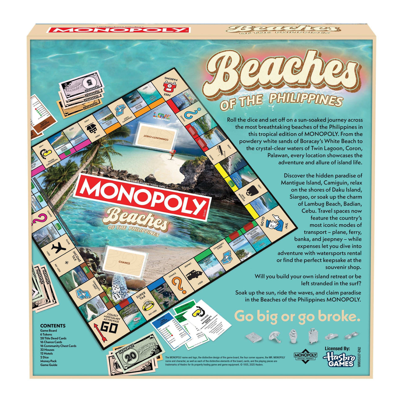 Monopoly Beaches of the Philippines - Filipino Island Paradise Board ...
