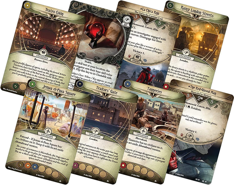 Arkham Horror: The Card Game - The Scarlet Keys Campaign Expansion ...