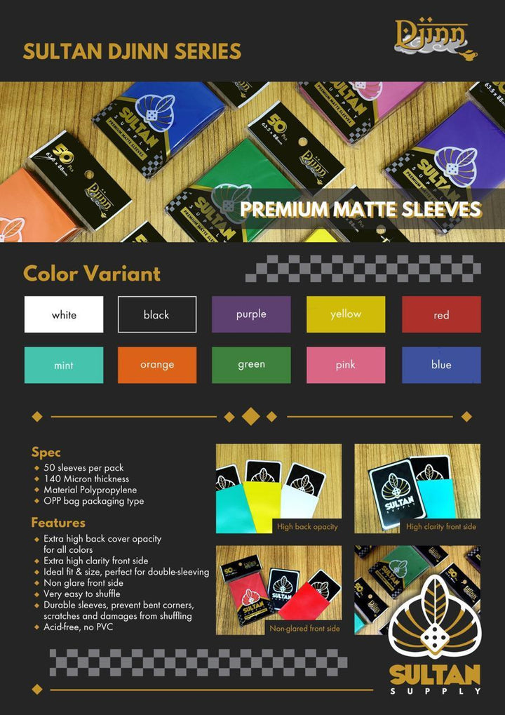 Sultan Sleeves | Gaming Library